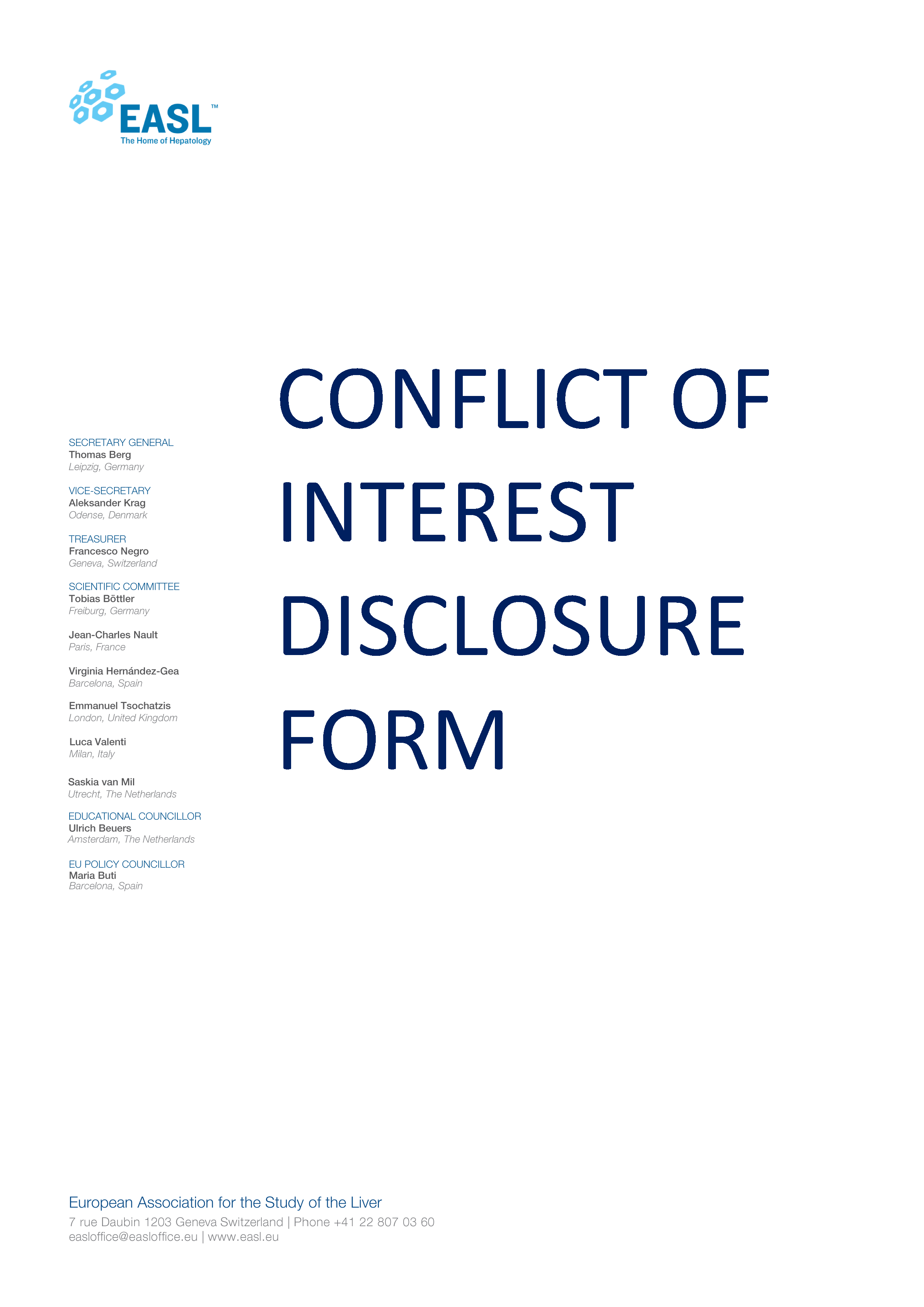 Compliance & Policies - EASL-The Home of Hepatology.