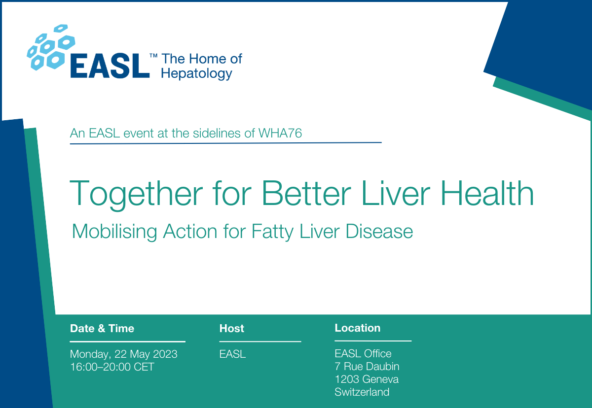 WHA76 - EASL event - programme - EASL-The Home of Hepatology.