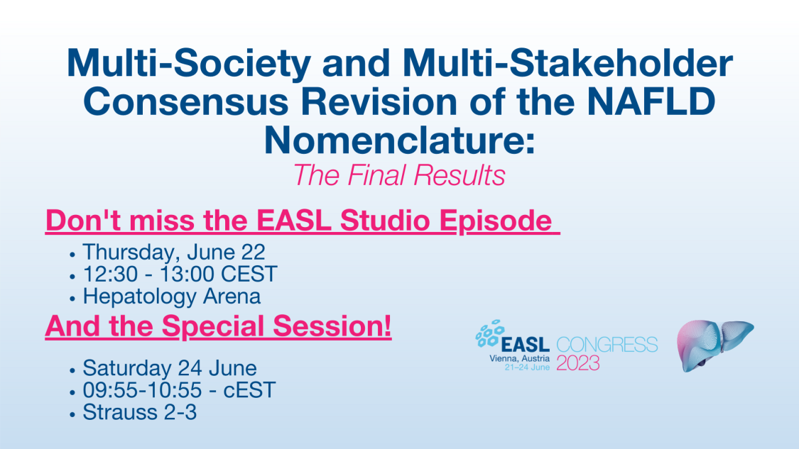 Learn the New NAFLD Nomenclature at EASL Congress in Vienna! - EASL-The ...