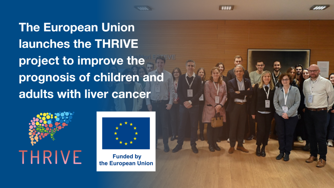 The European Union launches the THRIVE project to improve the prognosis of children and adults ...