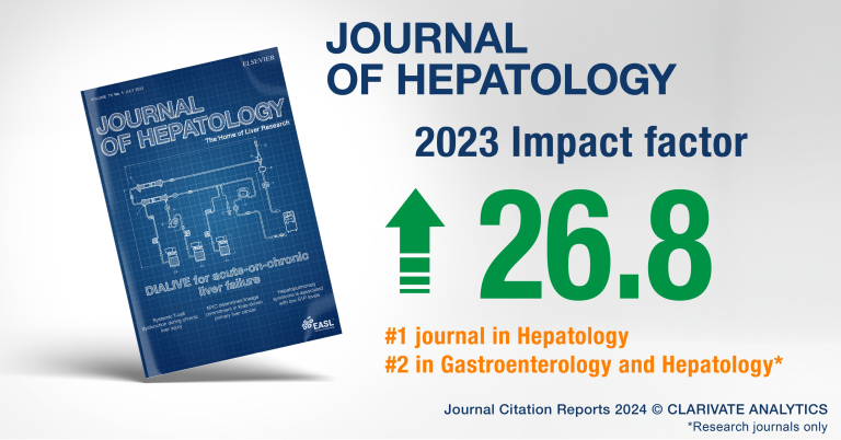 EASL announces Journal of Hepatology's exceptional Impact Factor of 26. ...